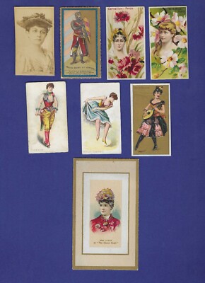 TOBACCO CIGARETTE CARD TYPE LOT**1880s-1890s**DUKE, MAYO, KIMBALL MORE ...