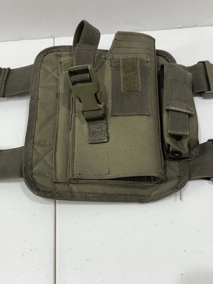 Military Drop Leg Holster Tactical Thigh Pistol Gun Pouch Right Hand ...