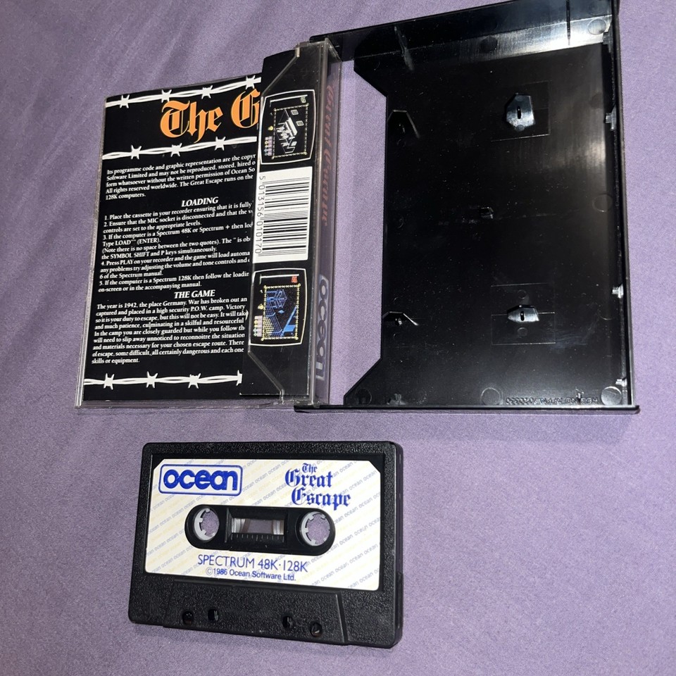 The Great Escape - Ocean Software - Sinclair ZX Spectrum Game 48/128k ...