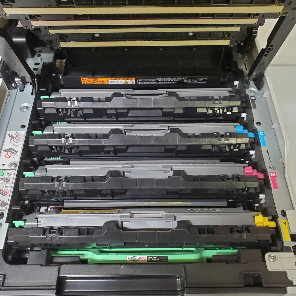 Brother MFC-9340CDW Color Laser Printer *READ* W/Toner All-In-One Wi-Fi ...