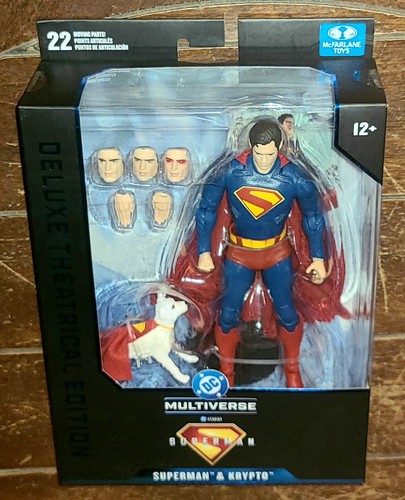 DC Studios Multiverse: SUPERMAN & KRYPTO Deluxe Theatrical Edition 7" Figure! | eBay