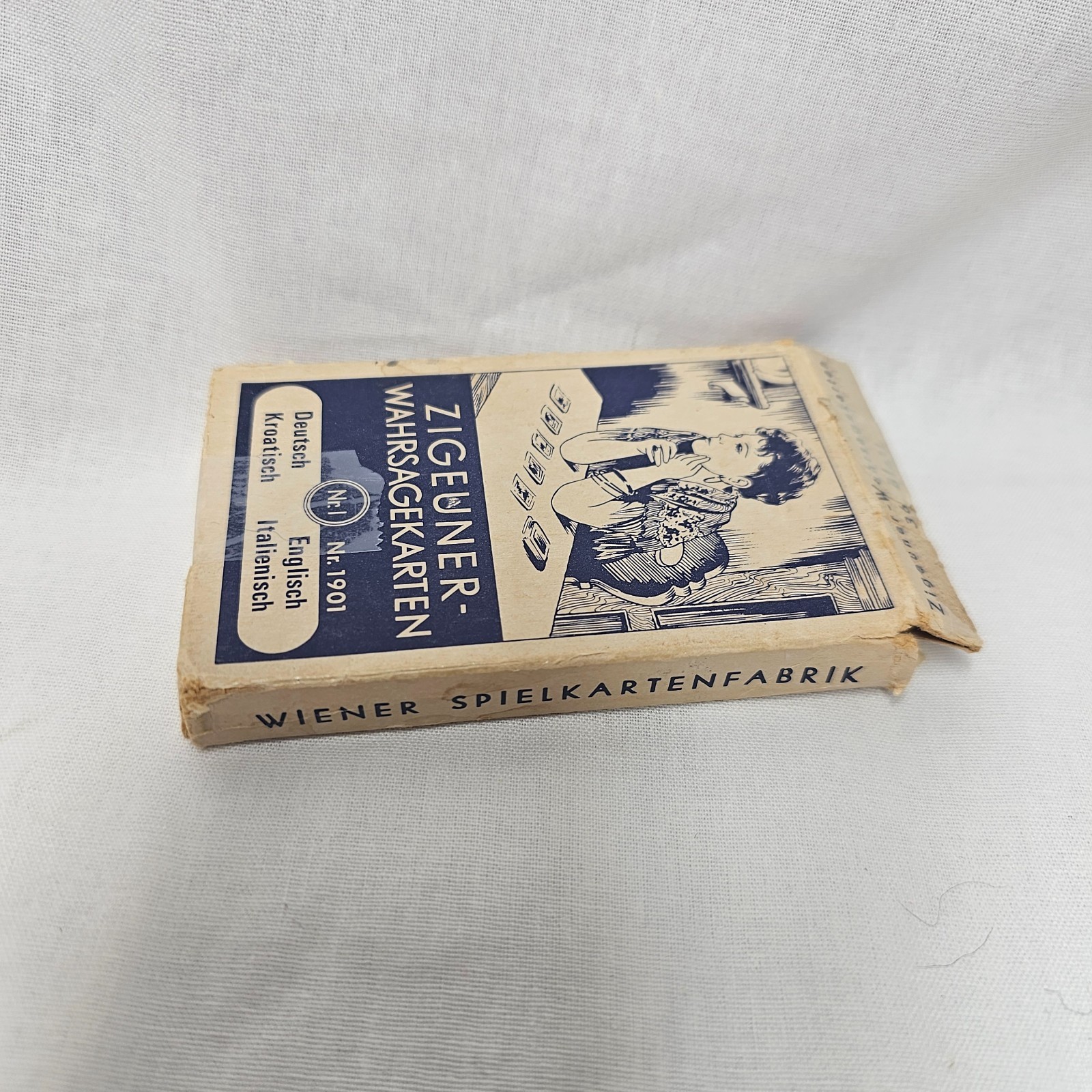 Vintage Zigeuner Wahrsagekarten Gipsy Tarot Fortune Telling Cards 36 ...