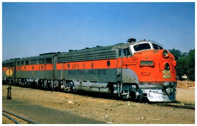 Railroad Train #805-D Western Pacific F7 on the Feather River Route | eBay