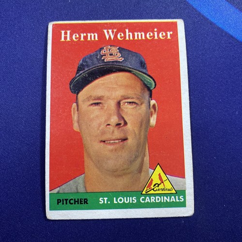 1958 Topps Baseball #248 Herm Wehmeier St Louis Cardinals | eBay