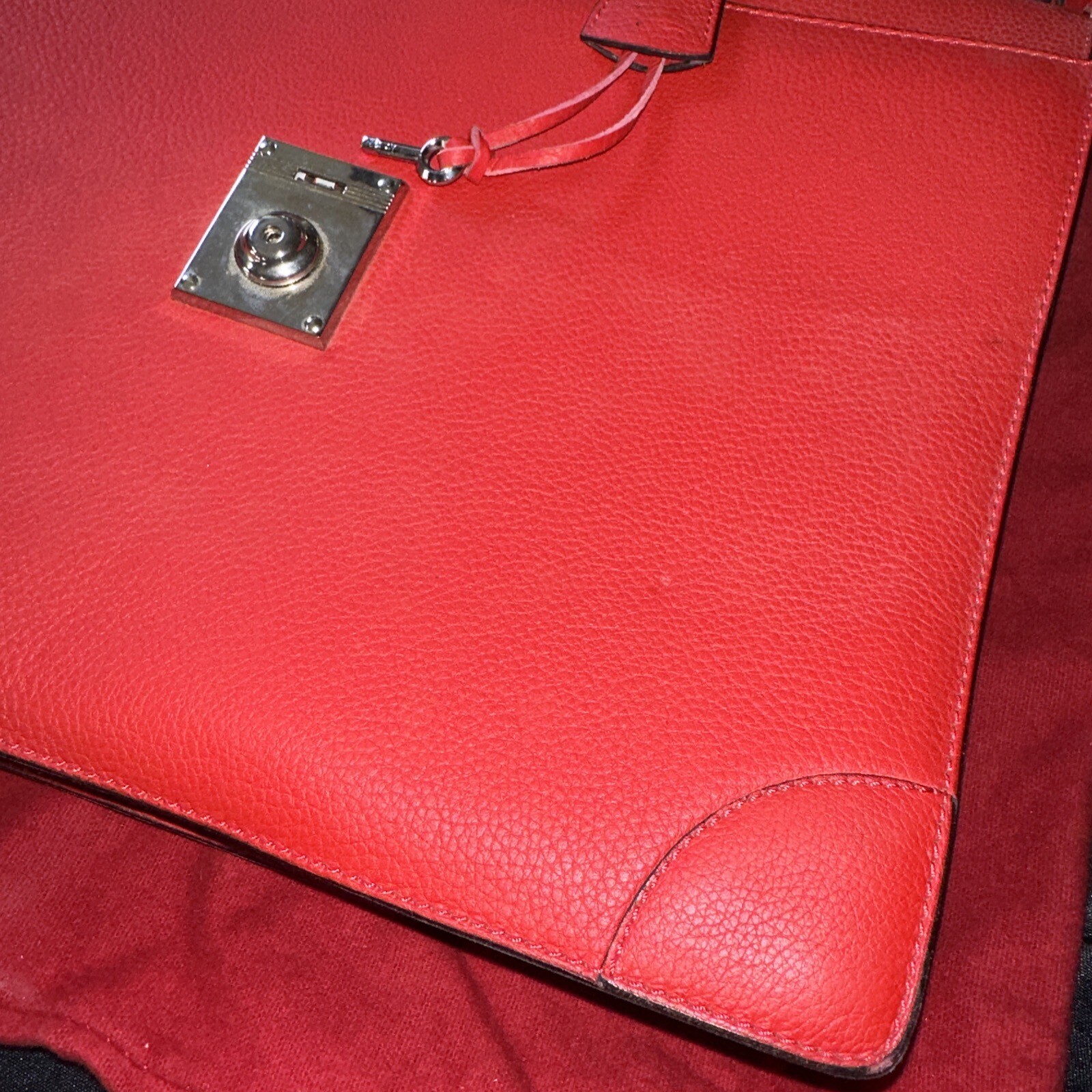 Ferrari Schedoni Limited Edition Leather Briefcase Me… - Gem