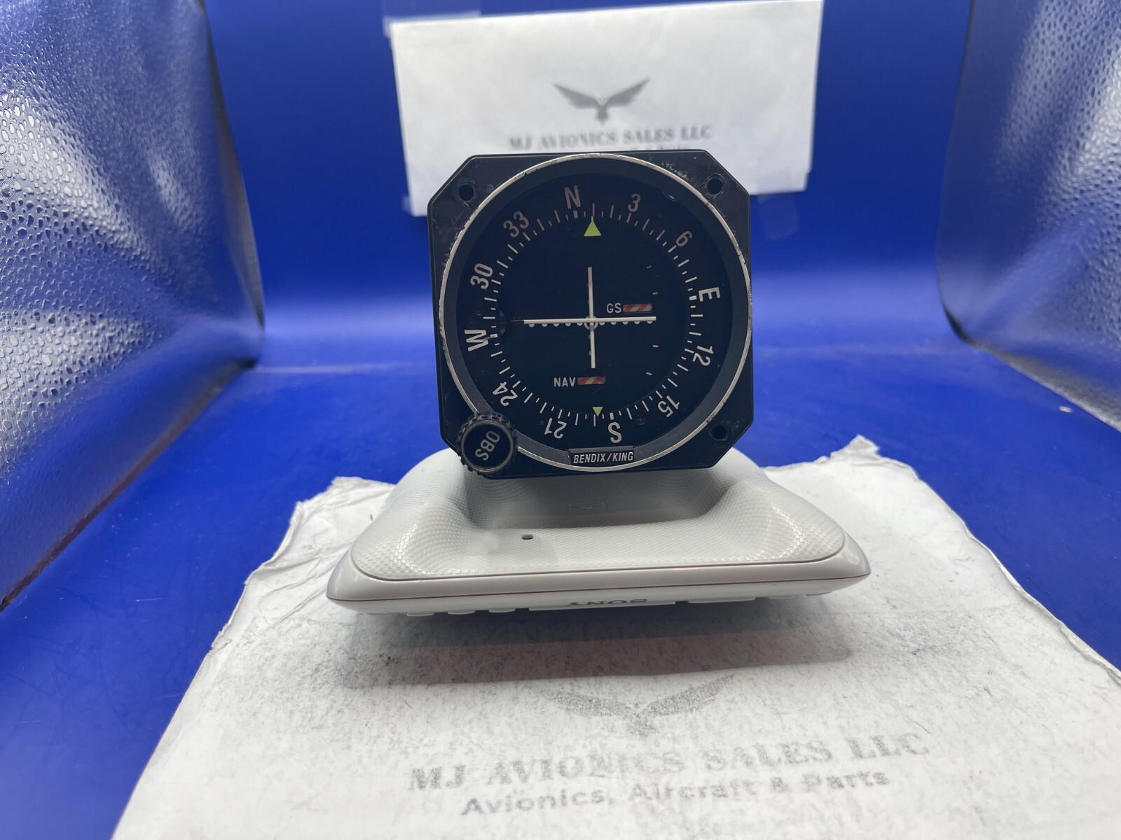 KING KI-209A VOR/LOC/ CONVERTER & GLIDE/SLOPE INDICATOR WITH FRESH FAA ...