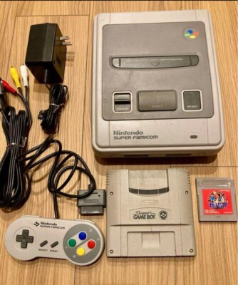 Super Famicom 1chip 01 Console Nintendo set Super Game Boy Pokemon Red ...