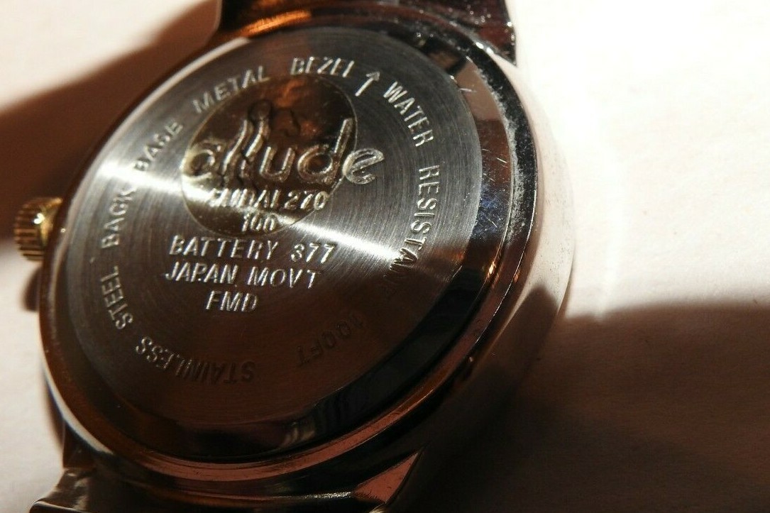 Men's Allude Watch, Date & Diamond, Japan Movement, Needs Battery | eBay