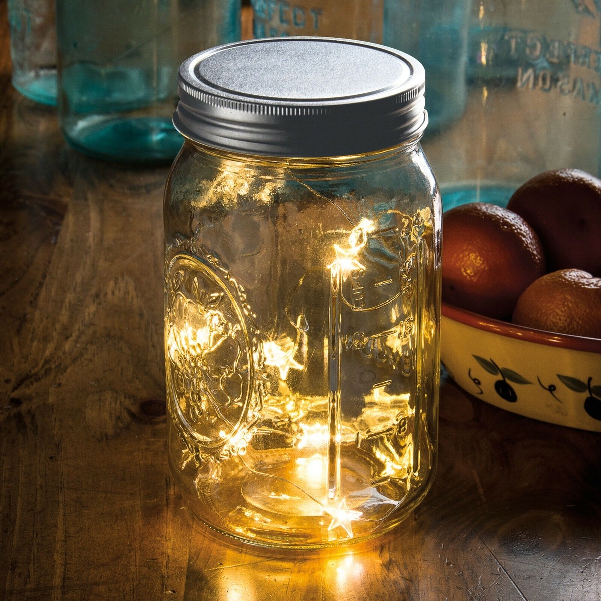 Led Lighted Mason Jar Lid Hanging Solar Mason Jar Lid Lights Led