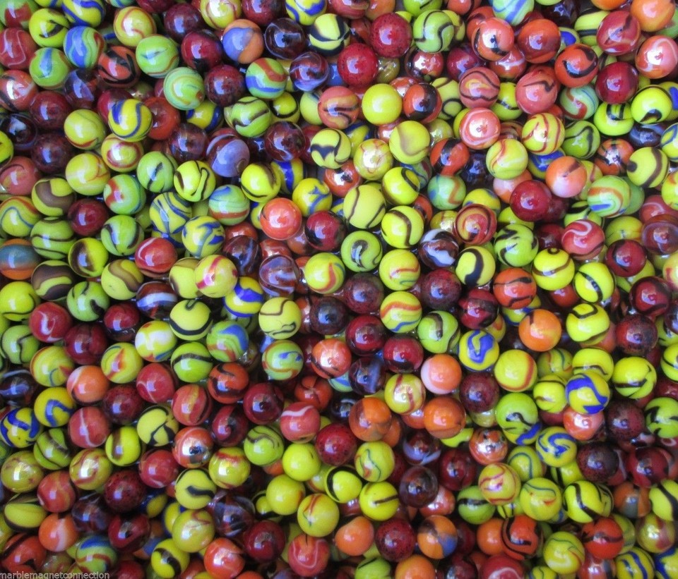 MARBLES 2 POUNDS 5/8" PREMIUM MIX SELECT MARBLES | eBay