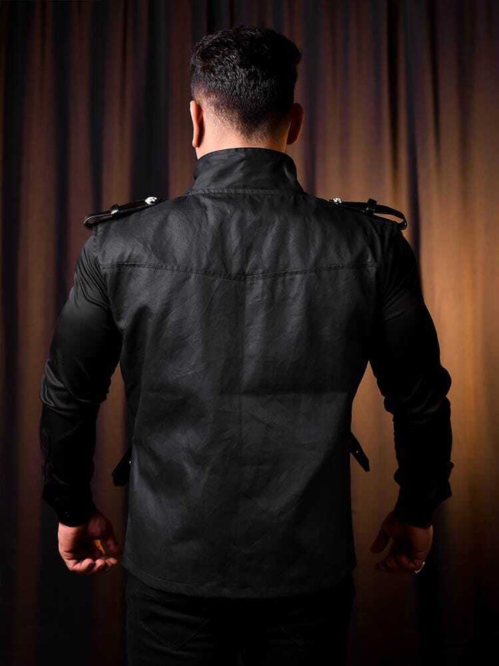 MISS LEATHER Steampunk Brocade Male corset Cincher Body Shaper Waist ...