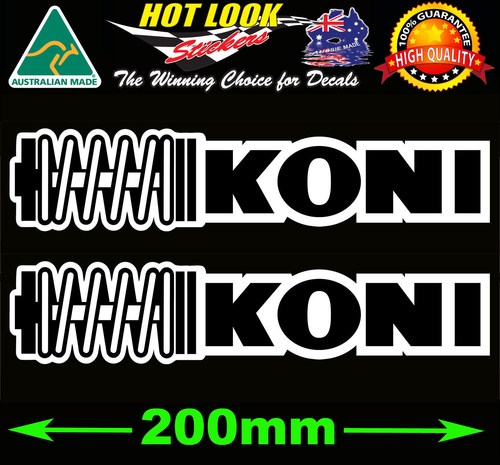 Koni Sticker Bomb X2 Decal JDM Koni Bilstein Coilover Shockers Race ...