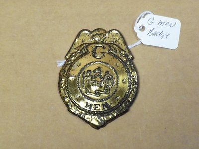 1930's, G Man Badge, Metal & Clean | eBay