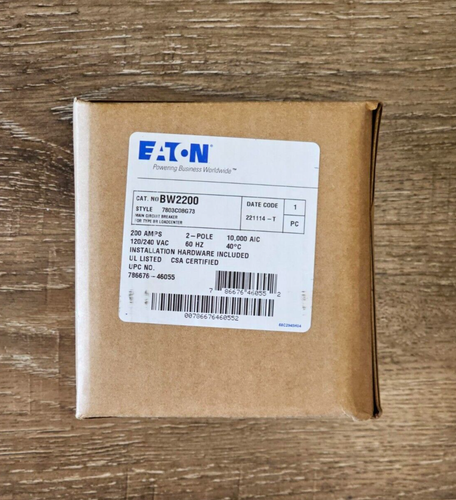 Eaton BW2200 BR 200A Main Circuit Breaker for sale online | eBay