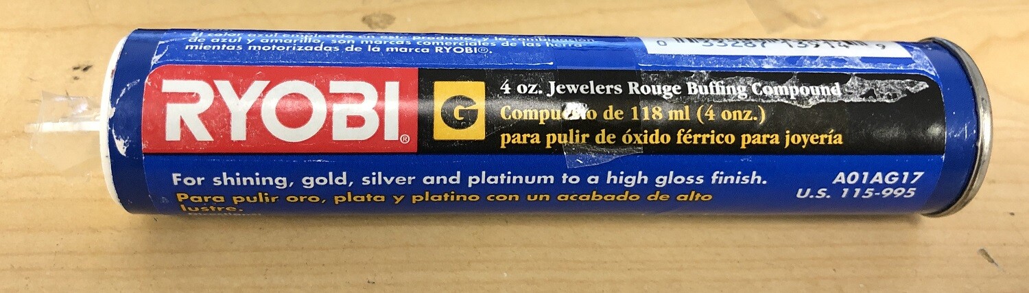 Ryobi 4 Oz. Jewelers Rouge "g" Buffing Compound Tube for sale online | eBay