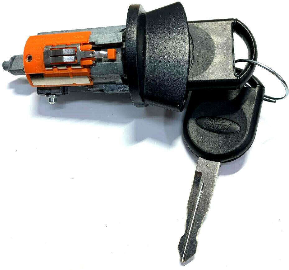 FORD OEM IGNITION SWITCH LOCK CYLINDER WITH 2 OEM LOGO TRANSPONDER ...