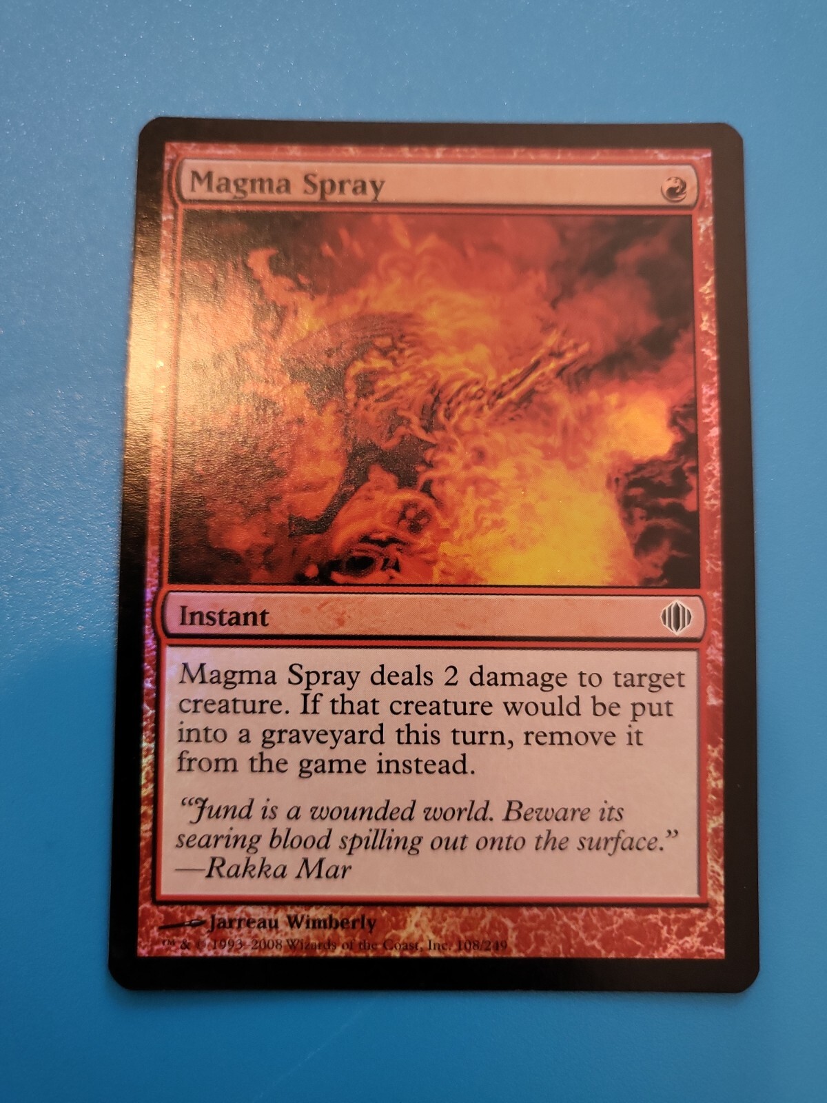 MTG Magma Spray Shards of Alara 108/249 Foil Common | eBay