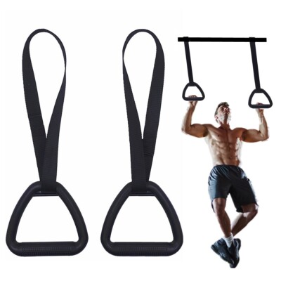 Gymnastic Rings Pull up Handle Home Workouts Strength Training Fitness ...