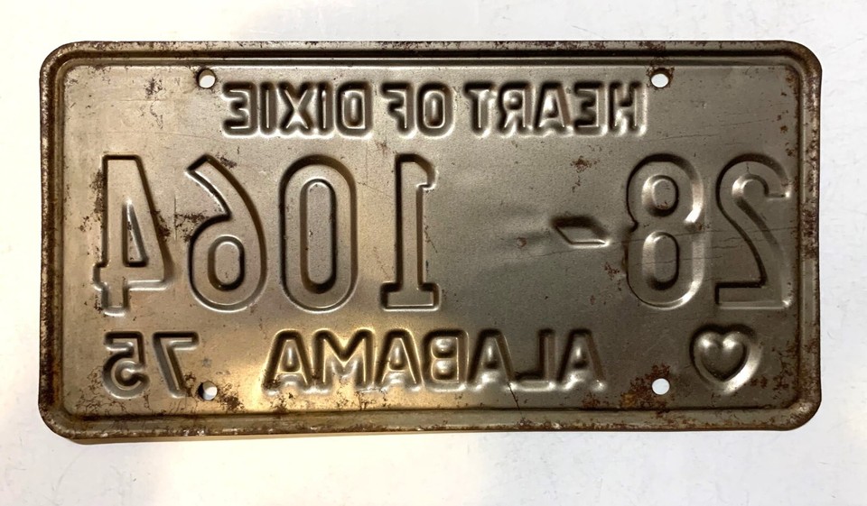 1975 ALABAMA LICENSE PLATE DEKALB COUNTY 49 YEAR OLD PLATE | eBay