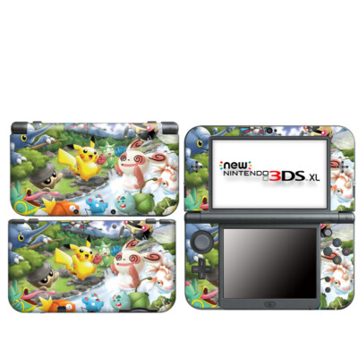 7 Pokemon Pikachu Vinyl Decal Sticker Case Cover For Nintendo New 3DS ...