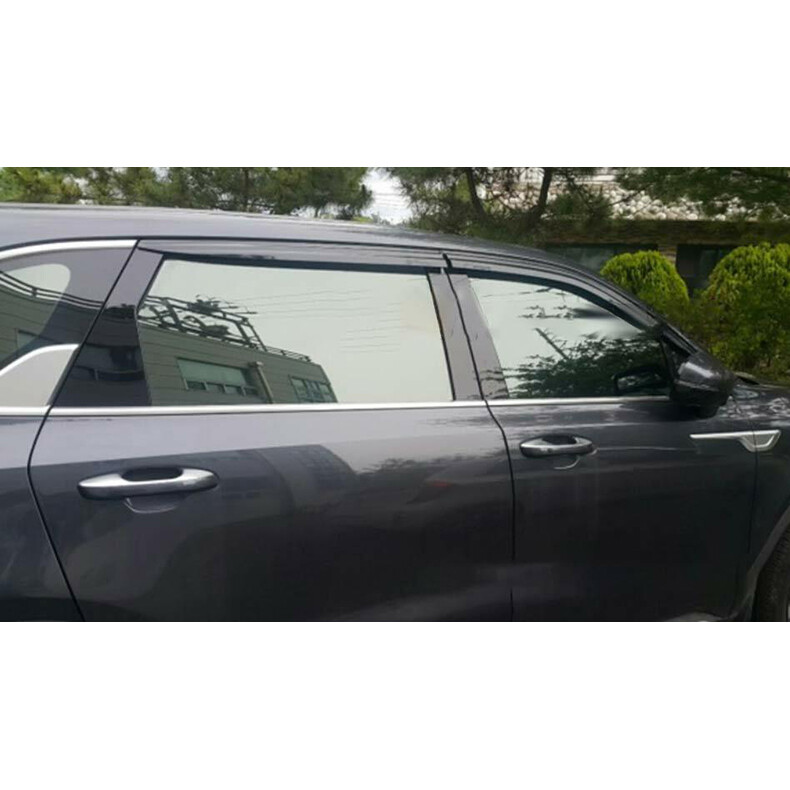 Black Window Wind Deflector Door Visor Rain Sun Guard For Kia Sorento ...