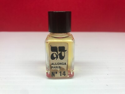 Vintage Allonga Paris No 14 miniature Perfum De Toilette France Rare | eBay