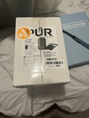 PUR PLUS Water Faucet Filtration System FM2500V- Vertical Mount, Gray ...