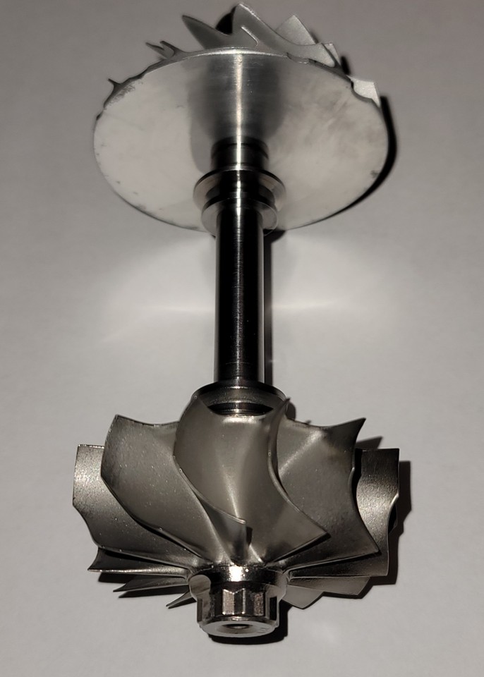 *Balanced* MHI TD05H 14B Turbo Turbine Shaft & Compressor Wheel / DSM ...