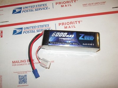Zeee 22.2V 100C 6000mAh 6S Lipo Battery EC5 for RC Helicopter Airplane Car Truck | eBay