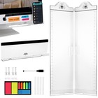 Monitor Memo Boards for Computer, Upgrade Transparent 3 PCS (Left ...