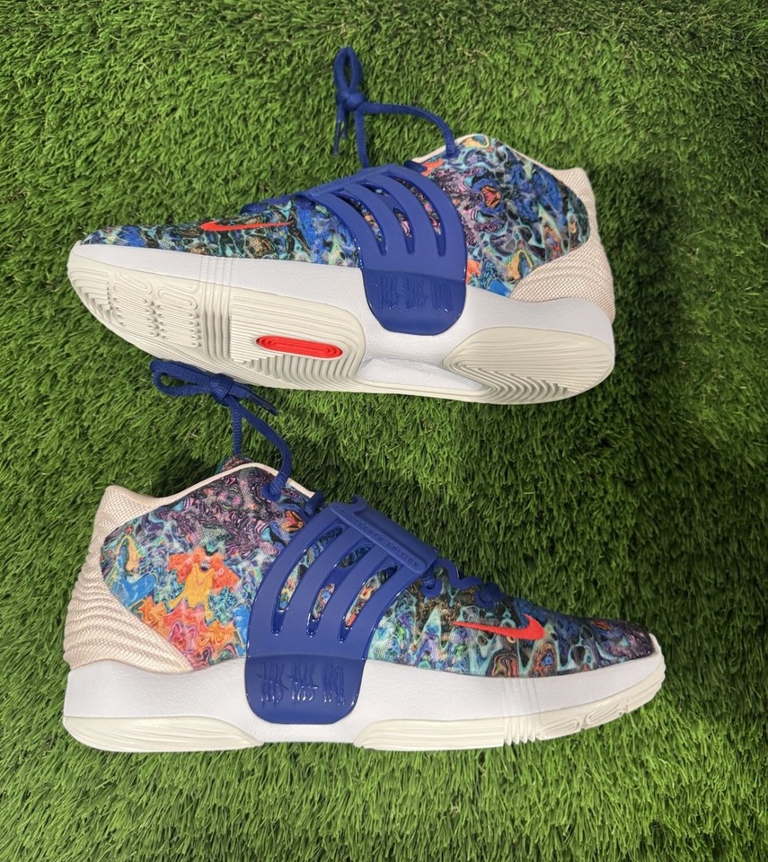 Nike KD 14 Psychedelic Basketball Shoes Royal Blue White Mens Size 9 ...