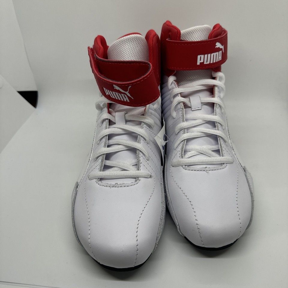 Mens Puma Ferrari Red White Racing Shoes Size 7.5 Men 307512-04 | eBay