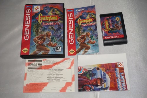 Castlevania Bloodlines (Sega Genesis) Complete in Case w/ Reg Card ...
