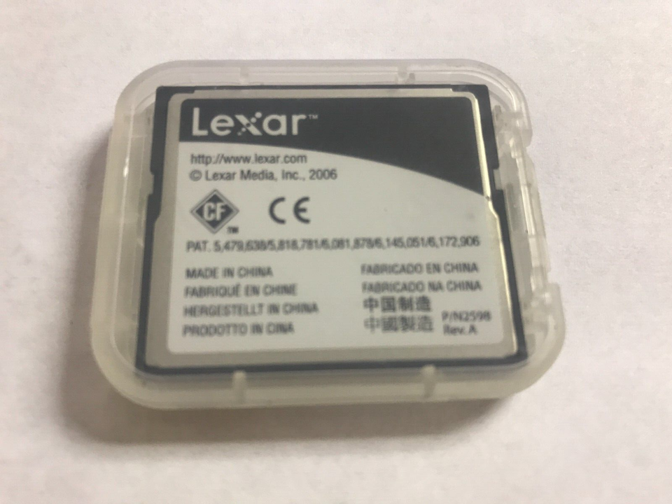 Lexar Platinum II 512 MB 80x Speed CompactFlash Memory Card | eBay