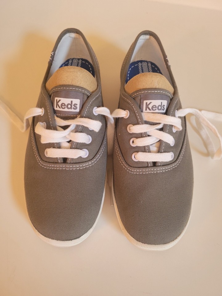 Keds Champion Graphite Gray Canvas Sneaker Women's Size 7 M WF35186 | eBay