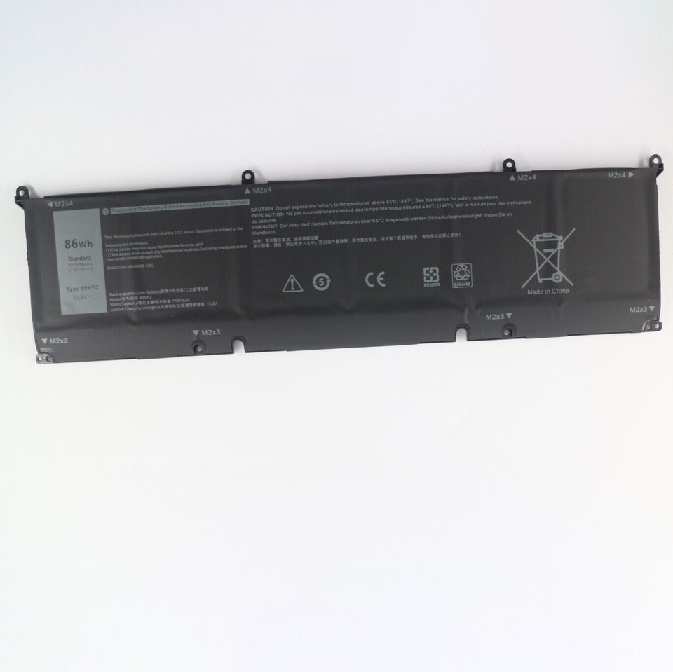 69KF2 Battery For Dell XPS 15 9500 9510 Precision 5550 M59JH M15 M17 ...