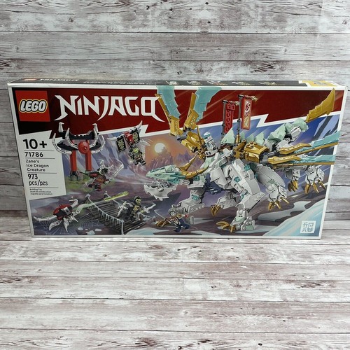LEGO NINJAGO: Zane’s Ice Dragon Creature (71786) Building Kit ...
