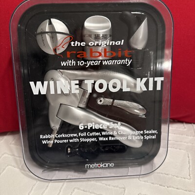 Metrokane Original Rabbit Wine Tool Kit | eBay