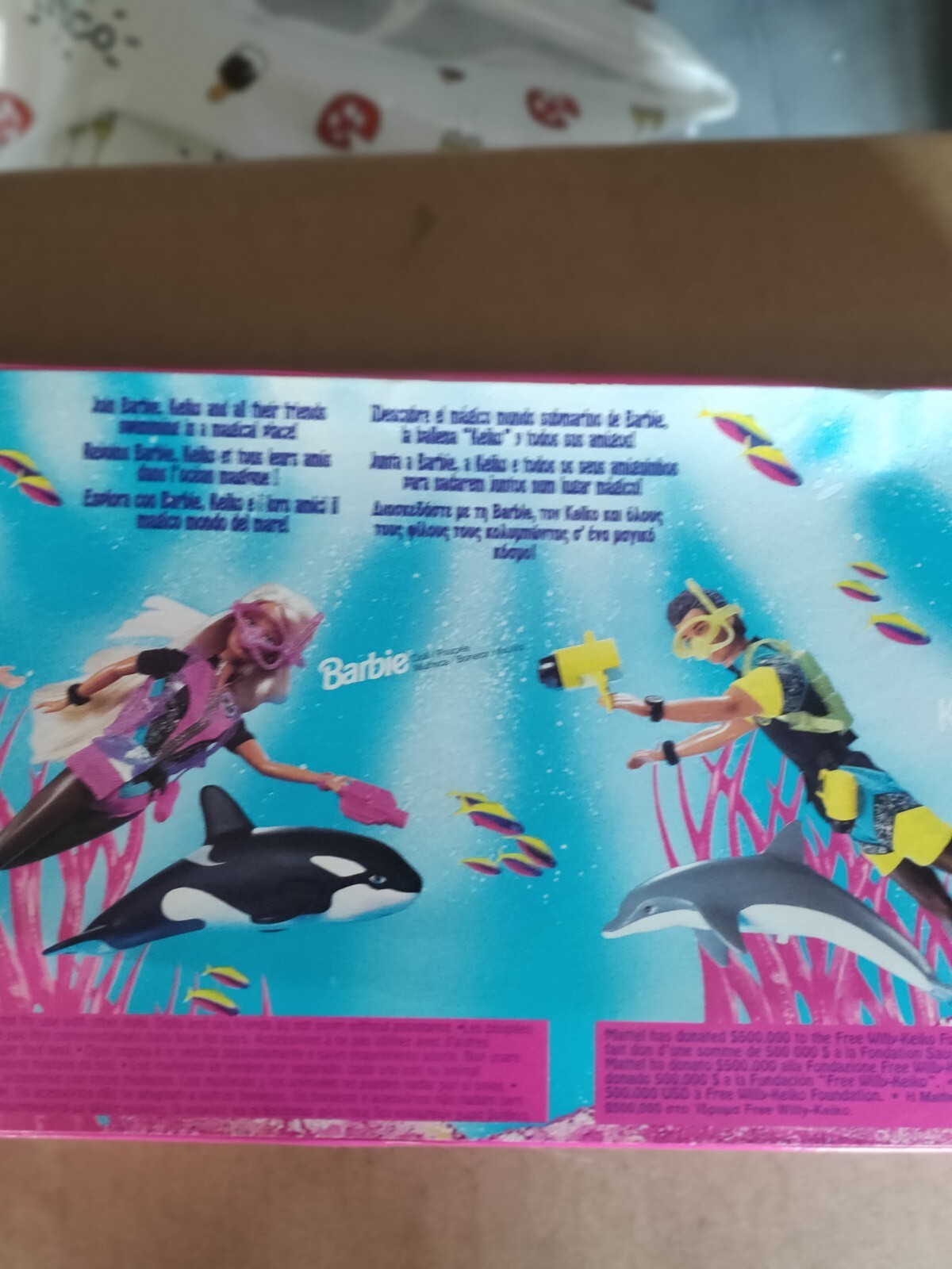 1996 Mattel Ocean Friends Barbie and Baby Keiko The Whale 15428 | eBay