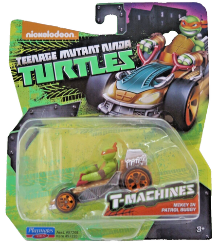 TMNT Teenage Mutant Ninja Turtles Die Cast Car T- Machines Mikey in ...