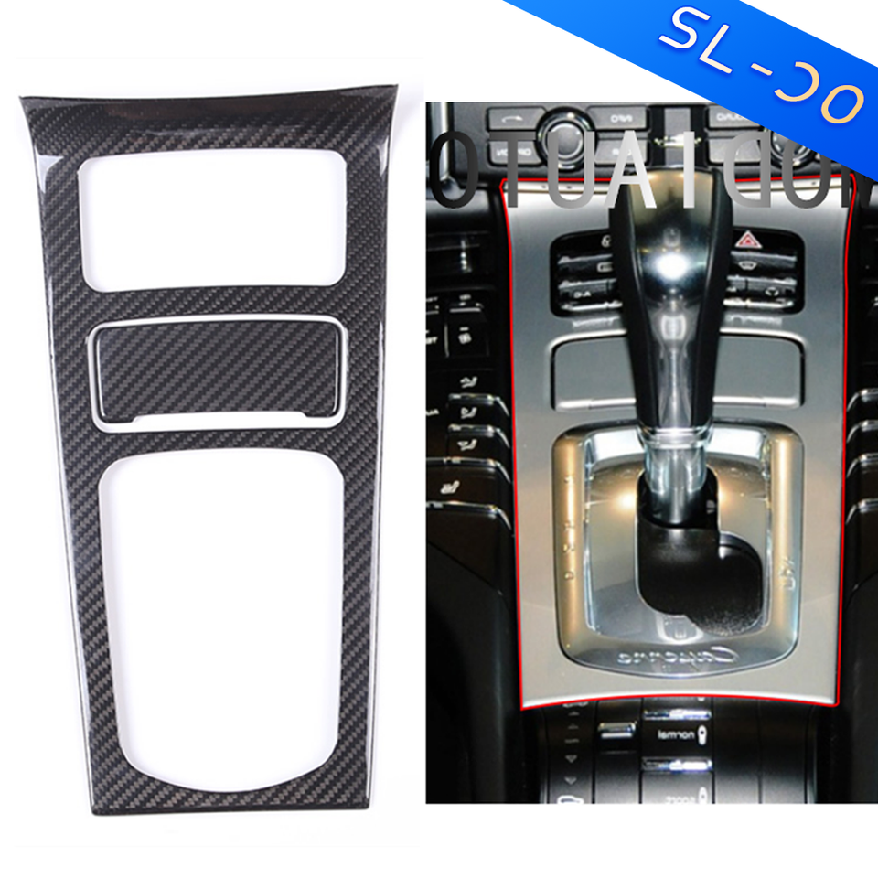 Interior Gear Shift Box Panel Frame Trim Fit Porsche Cayenne 11-17 ...