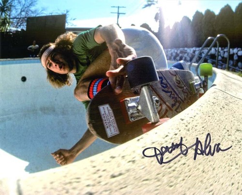 TONY ALVA SIGNED AUTOGRAPHED 8x10 PHOTO SKATEBOARDING Z-BOYS LEGEND ...