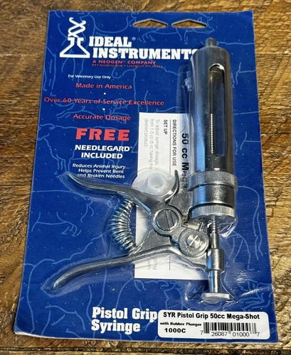 Brand New Mega Shot Syringe Pistol-Grip With Rubber Plunger 50cc ...