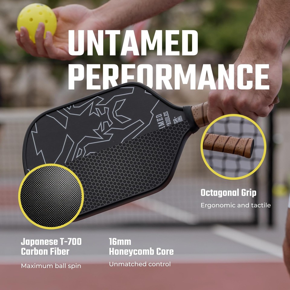 Bison Paddles: Thermoformed Carbon Fiber Pickleball Paddle ...