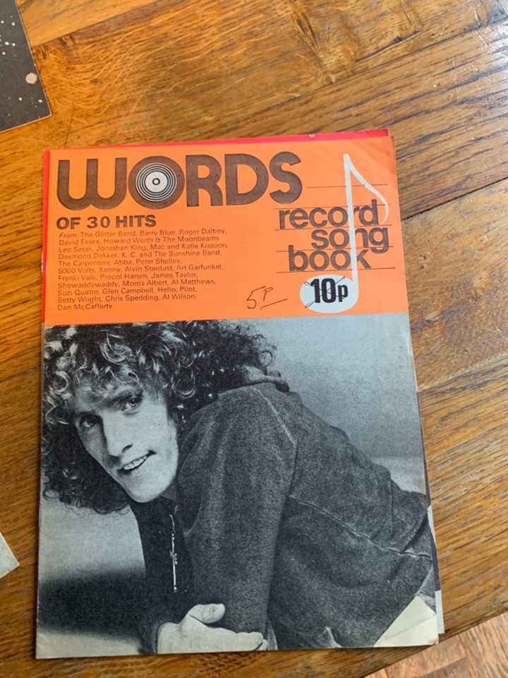 Vintage Record Song Books 1975 | eBay UK