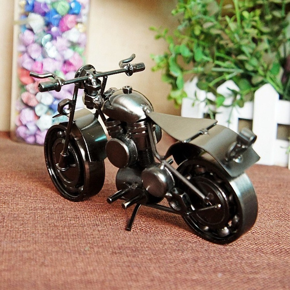 Handmade Motorcycle Diecast Model Collection Metal Motorbike Sculpture ...