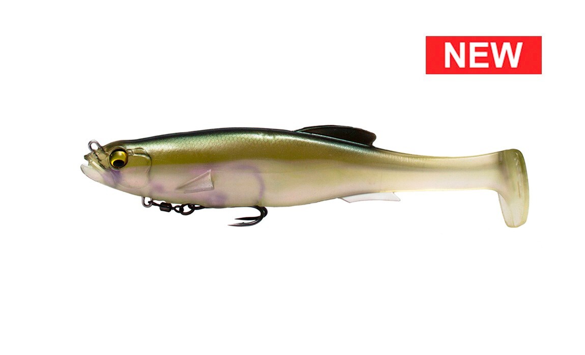 Megabass Magdraft 6" - Borealis Shad - 6 Inch - 1 1/4oz Bass Rigged ...