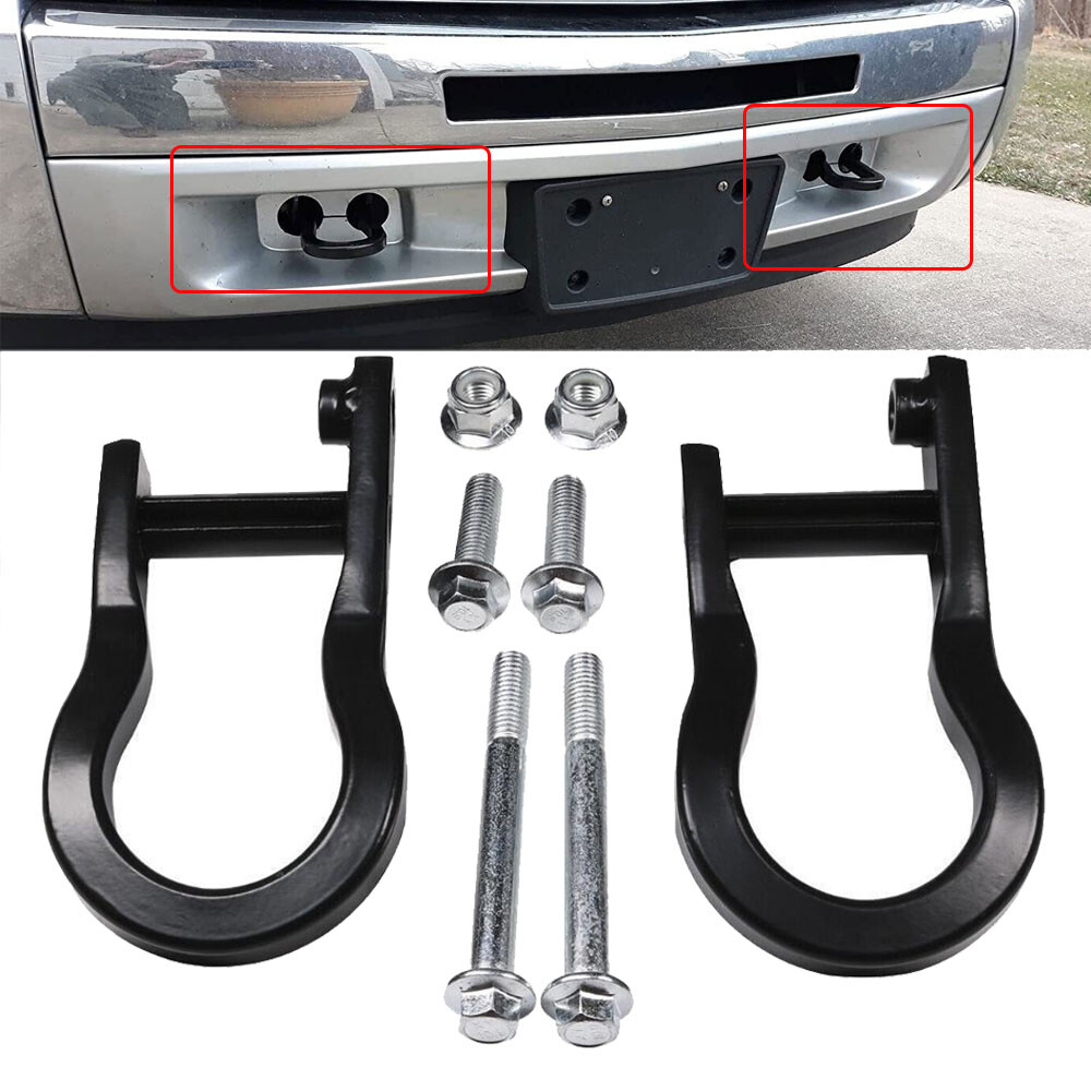 Pair (2) Tow Hooks for Chevy Silverado GMC Sierra 1500 2007-19 84192871 ...