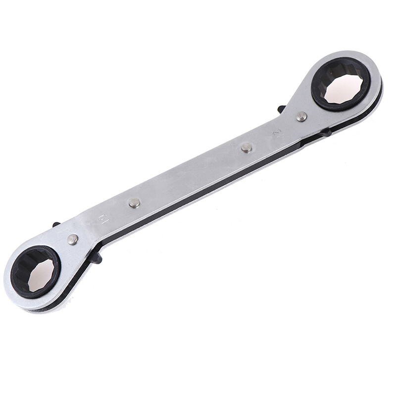 6-21mm Metric Offset Torque Wrench Set Double Ratchet Wrench Spanner ...