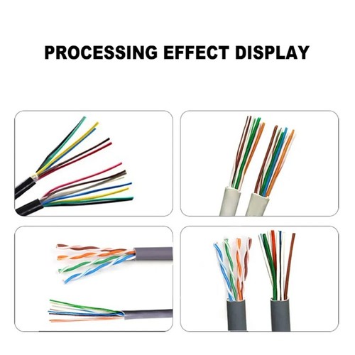 Net Wire Crimping Machine Multi Core Wire Breaking and Straightening ...